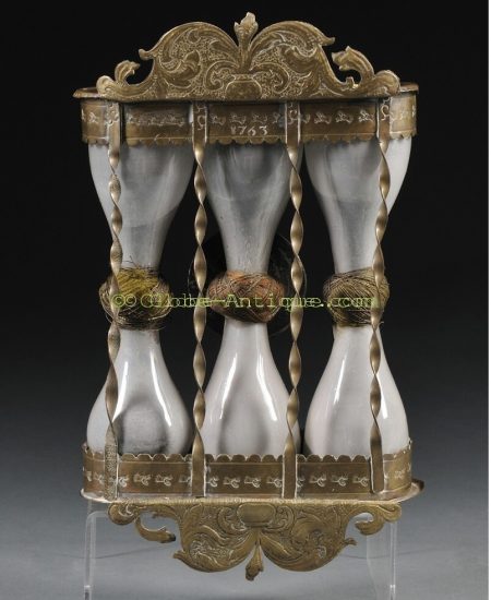 Hourglass Dated 1763 Antique Scientific And Nautical Instruments