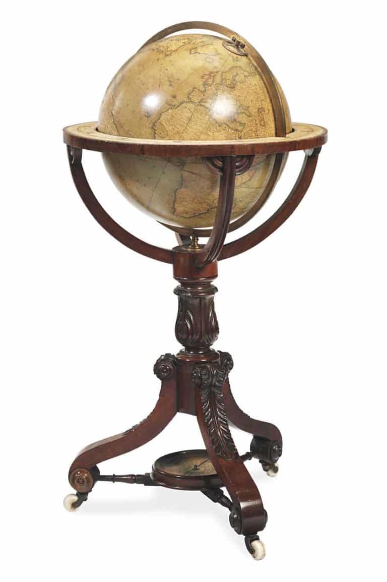 Antique Terrestrial and celestial globes | Antique scientific and ...